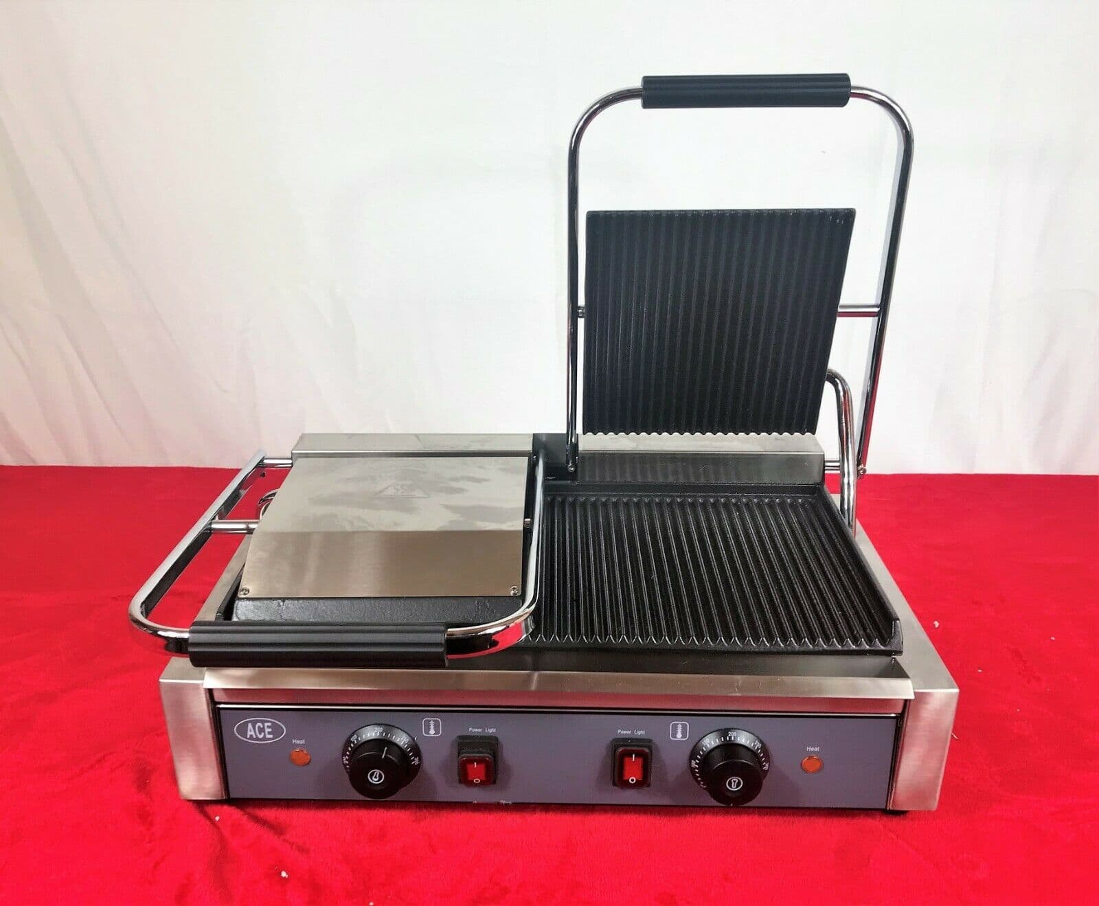ACE Double Panini Grill/Contact Grill R/R EN61 *BRAND NEW* - H&M Gastro ...