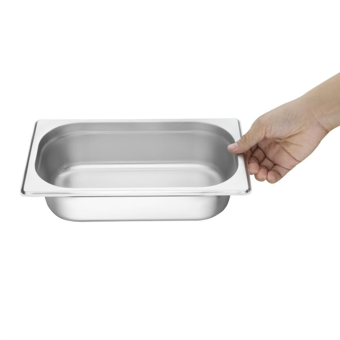 Stainless Steel 1/4 Gastronorm Tray 65mm - H&M Gastro Catering Equipment